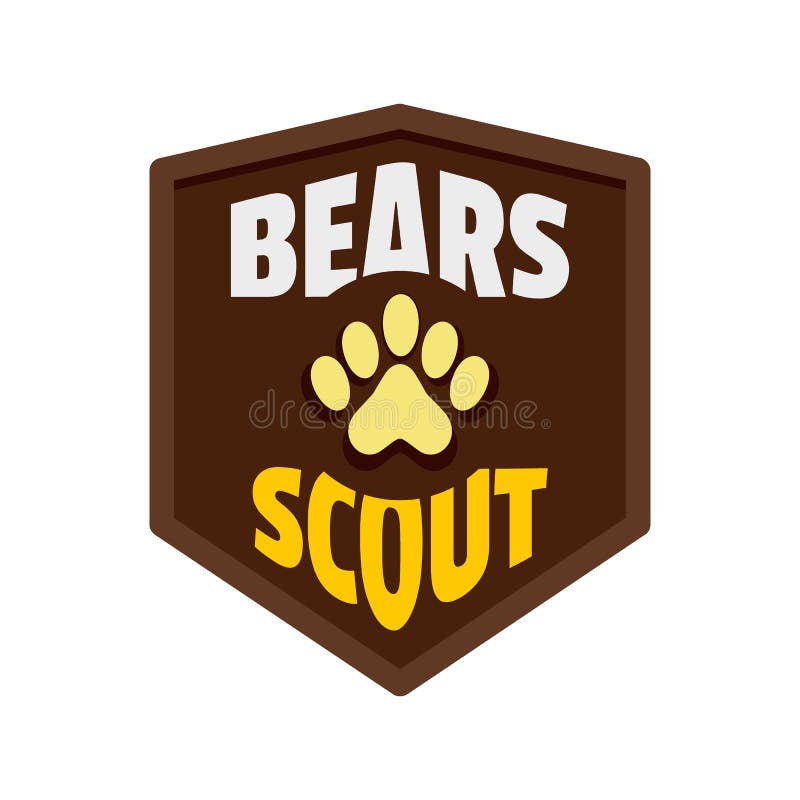 Los Iconos Del Sello Del Emblema De La Insignia Del Explorador Fijaron ...