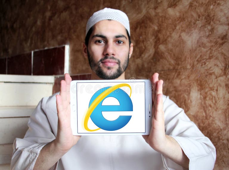 Logotipo Del Explorador Web Del Internet Explorer Fotografía editorial ...