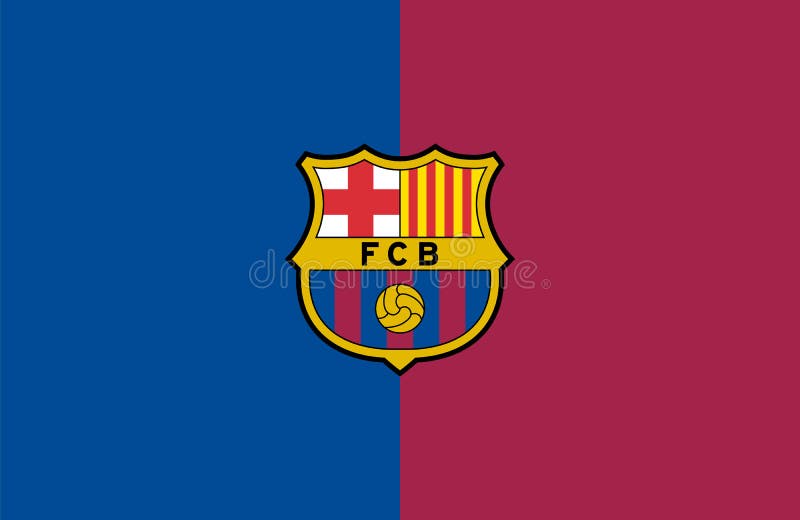 Logotipo del FC Barcelona imagen editorial. Ilustración de deporte ...