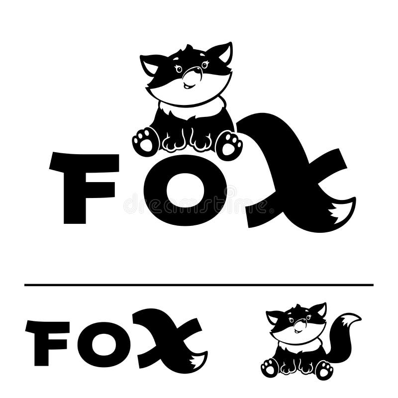 Logotipo De La Cola Del Fox Ilustración del Vector - Ilustración de ...