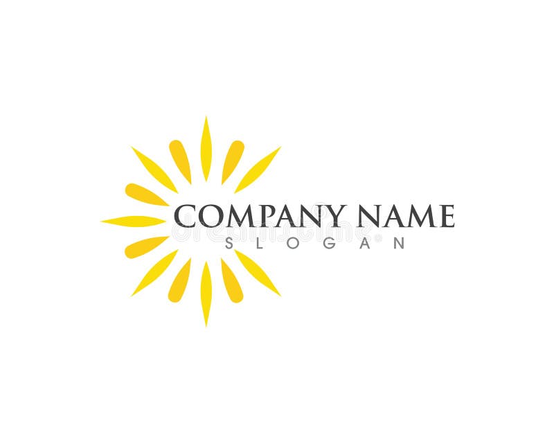 Logotipo Del Icono Del Ejemplo Del Vector De Sun Ilustración del Vector ...