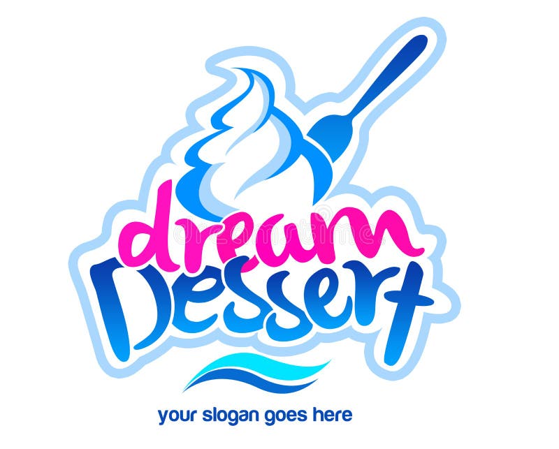Logotipo del postre stock de ilustración. Ilustración de icono - 36606090