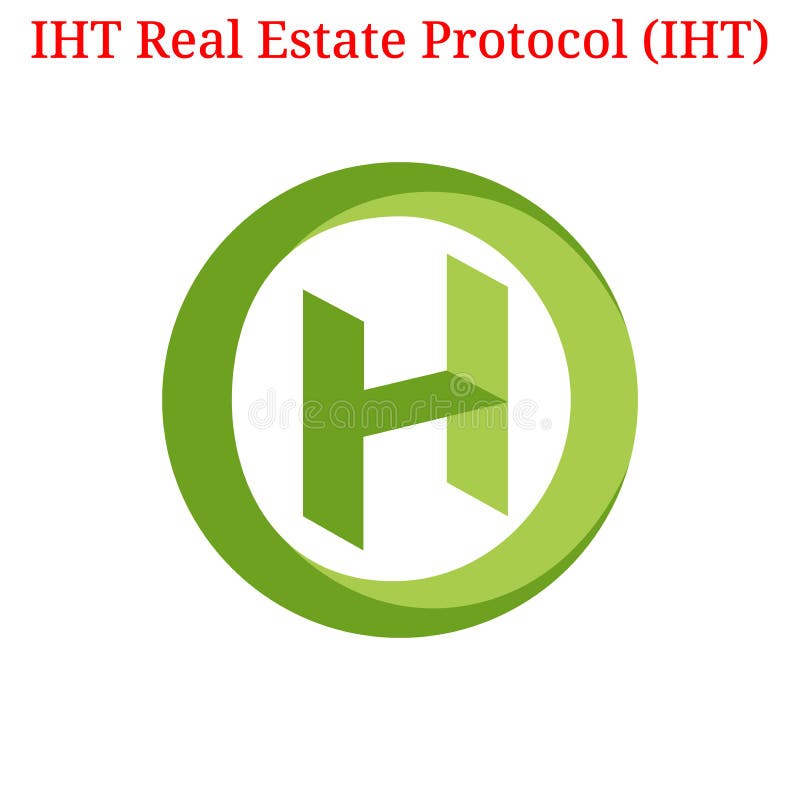 Logotipo Del Protocolo Del Vector IHT Real Estate (IHT) Stock de ...