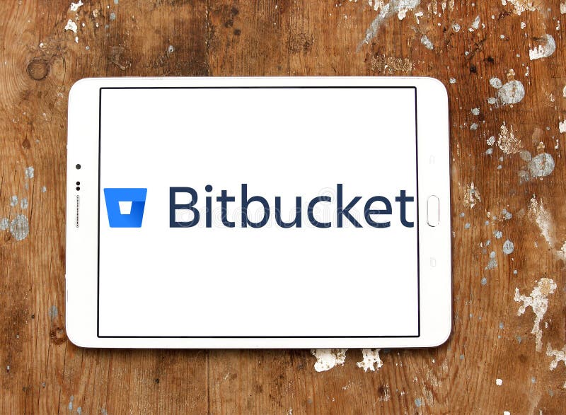 Logotipo Del Software De Bitbucket Imagen de archivo editorial - Imagen ...
