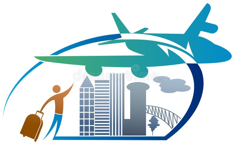 Logotipo del turismo ilustración del vector. Ilustración de enterrar ...