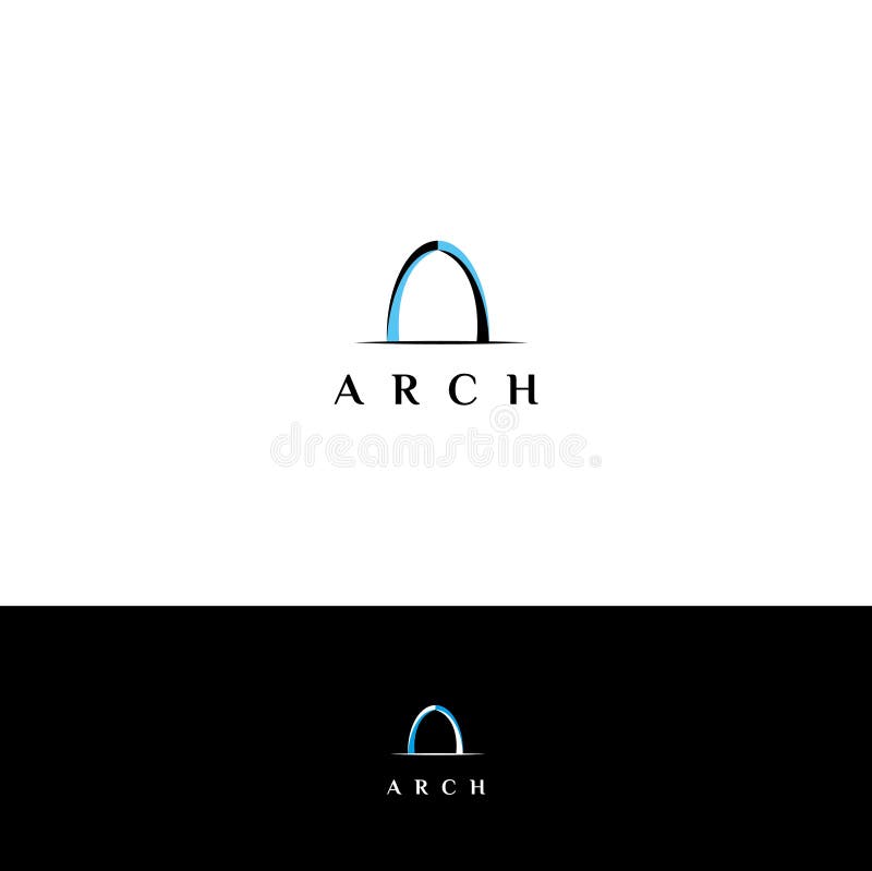 Logotipo Del Vector Del Arco Ilustración del Vector - Ilustración de ...