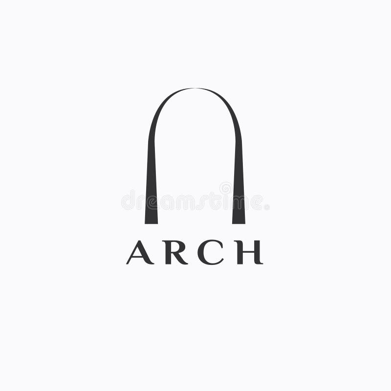 Logotipo Del Vector Del Arco Icono Del Arco Ilustración del Vector ...