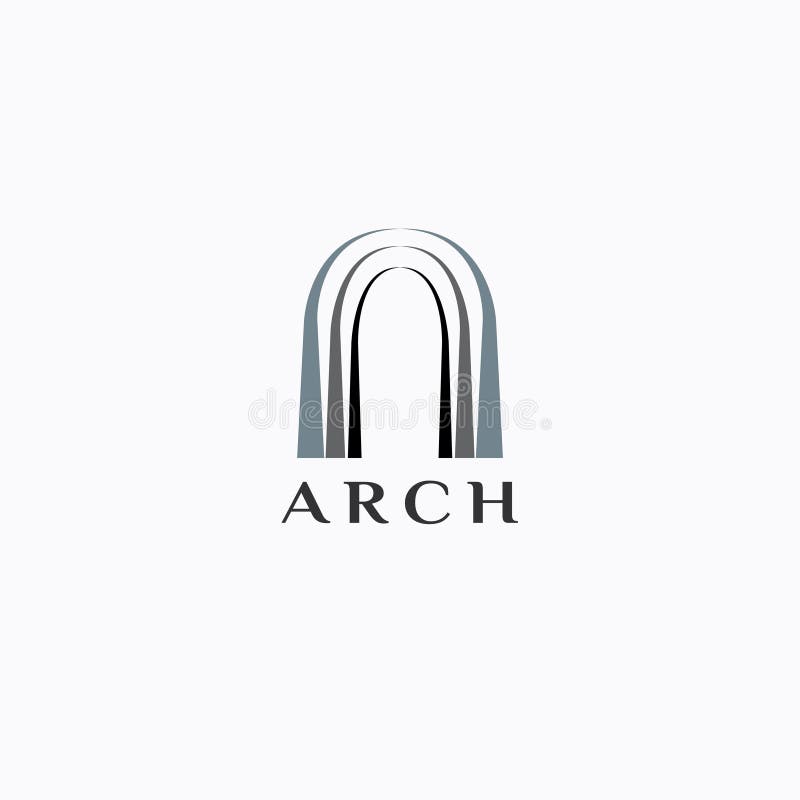 Logotipo Del Vector Del Arco Icono Del Arco Ilustración del Vector ...