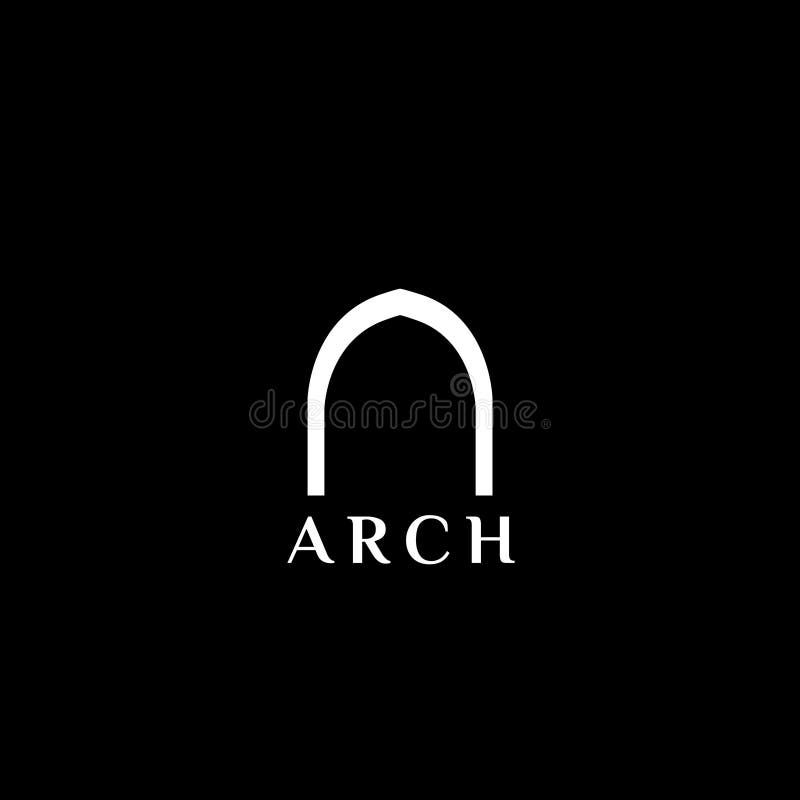Logotipo Del Vector Del Arco Icono Del Arco Ilustración del Vector ...