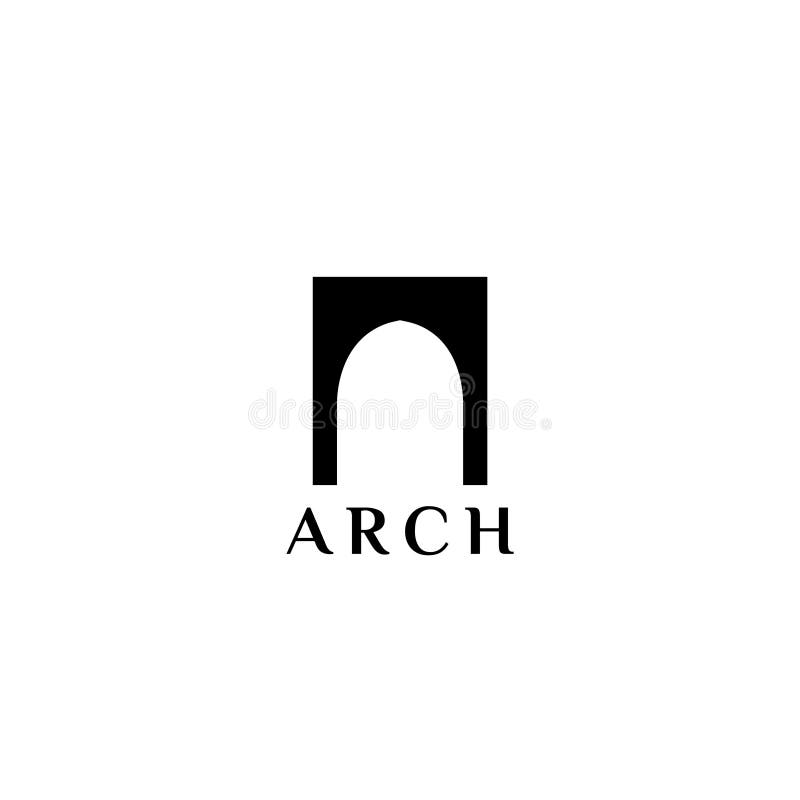 Logotipo Del Vector Del Arco Icono Del Arco Ilustración del Vector ...