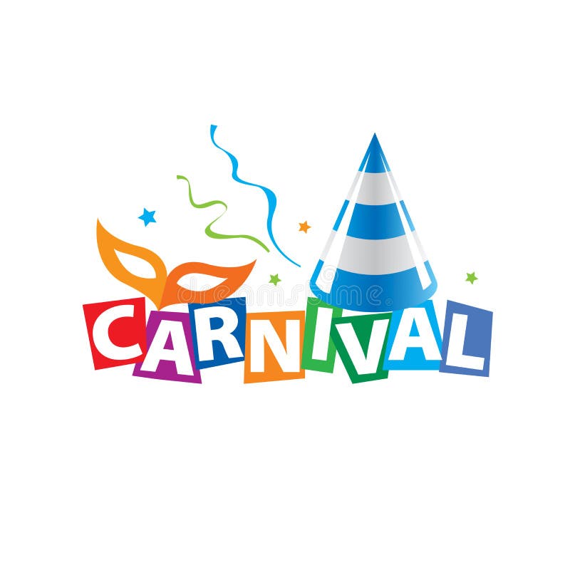 Logotipo Del Vector Del Carnaval Ilustración del Vector - Ilustración ...