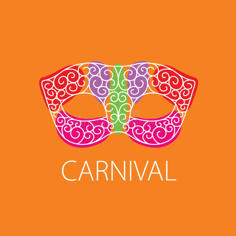 Logotipo Del Vector Del Carnaval Ilustración del Vector - Ilustración ...