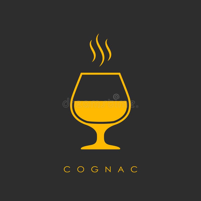 Logotipo Del Vector Del Coñac Ilustración del Vector - Ilustración de ...