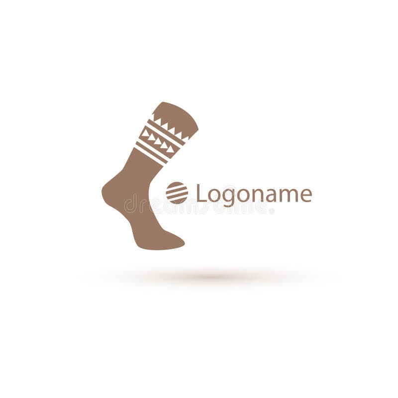 Logotipo Del Vector De Los Calcetines Ilustración del Vector ...
