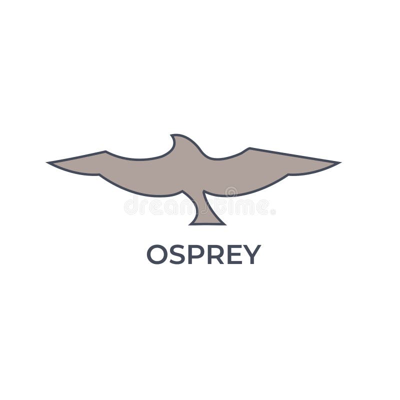Logotipo Del Vector De Osprey Ejemplo De Osprey Ilustración del Vector ...