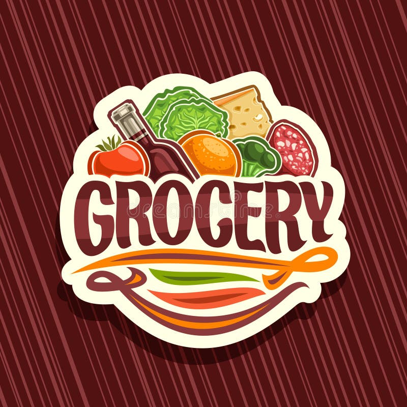 Logotipo Del Vector Para El Colmado Ilustración del Vector ...