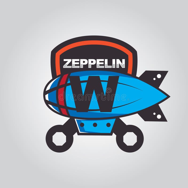 Logotipo del zepelín ilustración del vector. Ilustración de aéreo ...