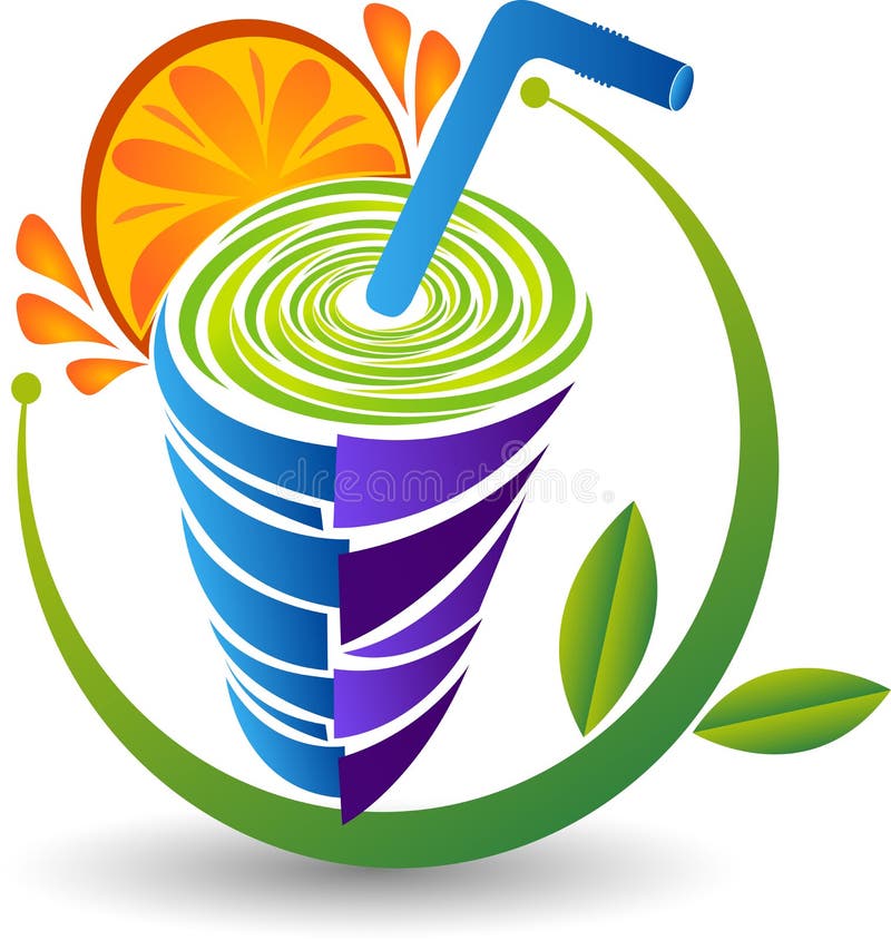 Logotipo Del Zumo De Naranja Ilustración del Vector - Ilustración de ...