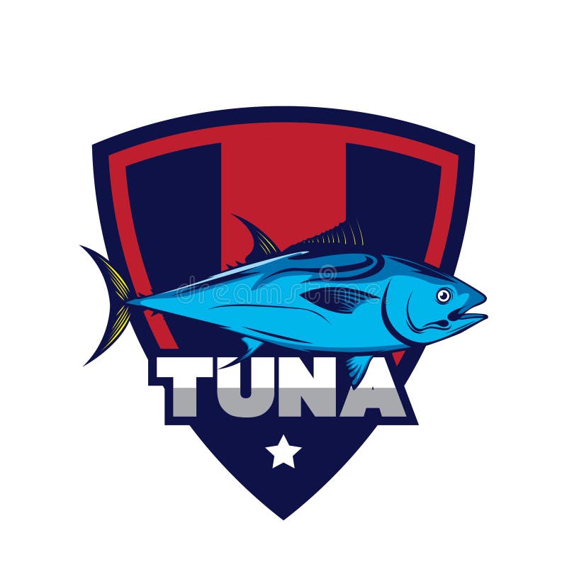 Logotipo do atum ilustração do vetor. Ilustração de orgânico - 105775887