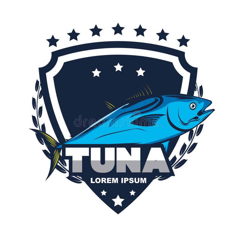Logotipo do atum ilustração do vetor. Ilustração de animal - 105776057
