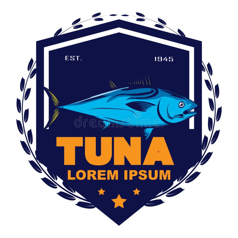 Logotipo do atum ilustração do vetor. Ilustração de animal - 105776057