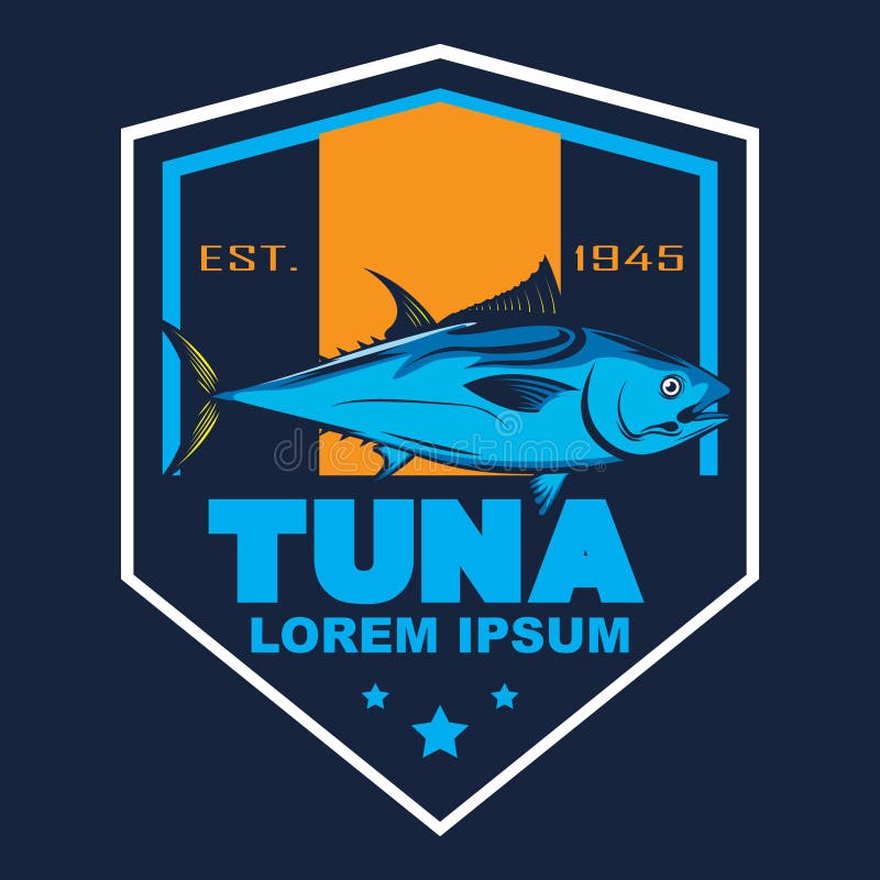 Logotipo do atum ilustração do vetor. Ilustração de animal - 105776057