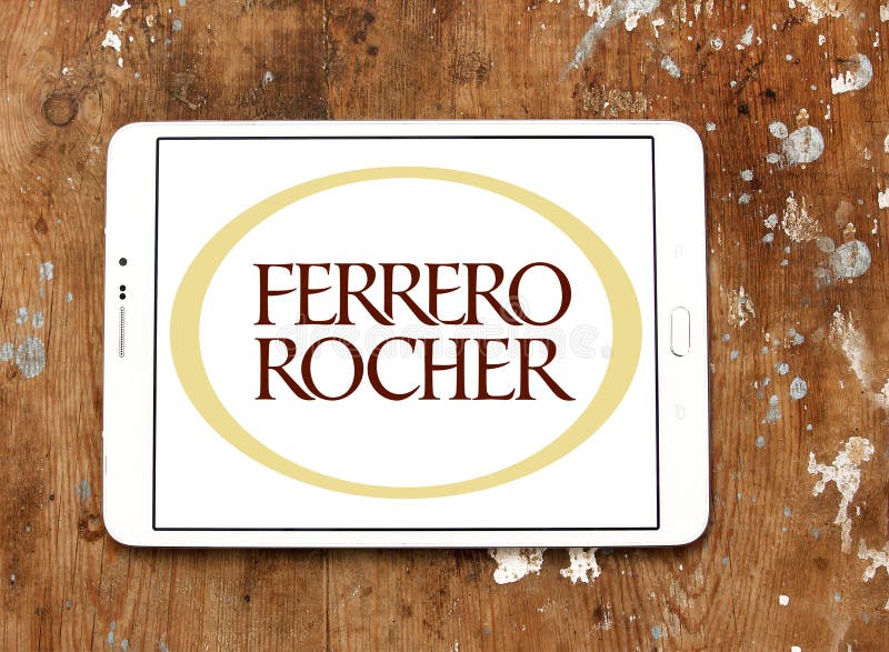 Logotipo Do Chocolate Do Rocher De Ferrero Imagem de Stock Editorial ...
