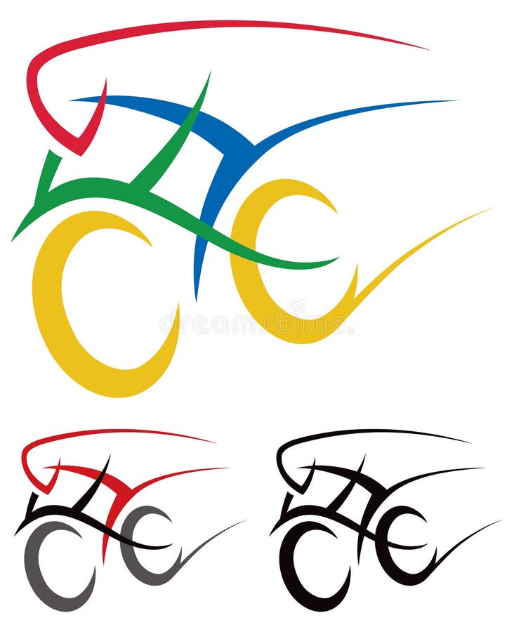 Logotipo do ciclo ilustração do vetor. Ilustração de passeio - 40970928