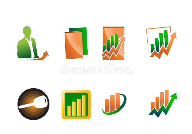 Logotipo Do Contabilista E Do Mercado Ilustração do Vetor - Ilustração ...