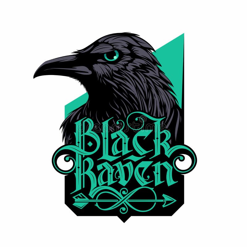 Logótipo da corvo ilustração do vetor. Ilustração de inteligente ...