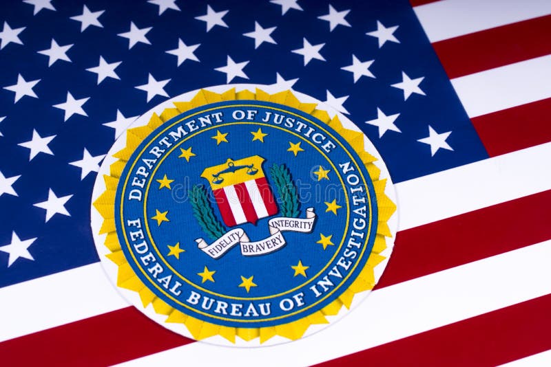 Logotipo Do FBI E a Bandeira Dos EUA Imagem de Stock Editorial - Imagem ...