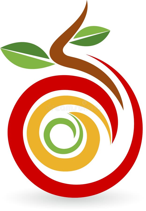 Logotipo da fruta ilustração do vetor. Ilustração de arte - 21373675