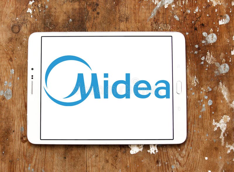 Logotipo do grupo de Midea fotografia editorial. Imagem de vetor ...