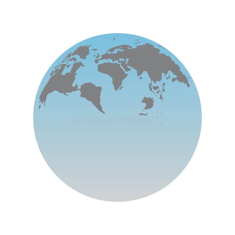 Logotipo do mapa mundial ilustração do vetor. Ilustração de projeto ...