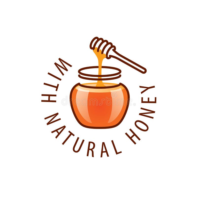 Logotipo do mel do vetor ilustração do vetor. Ilustração de fazenda ...