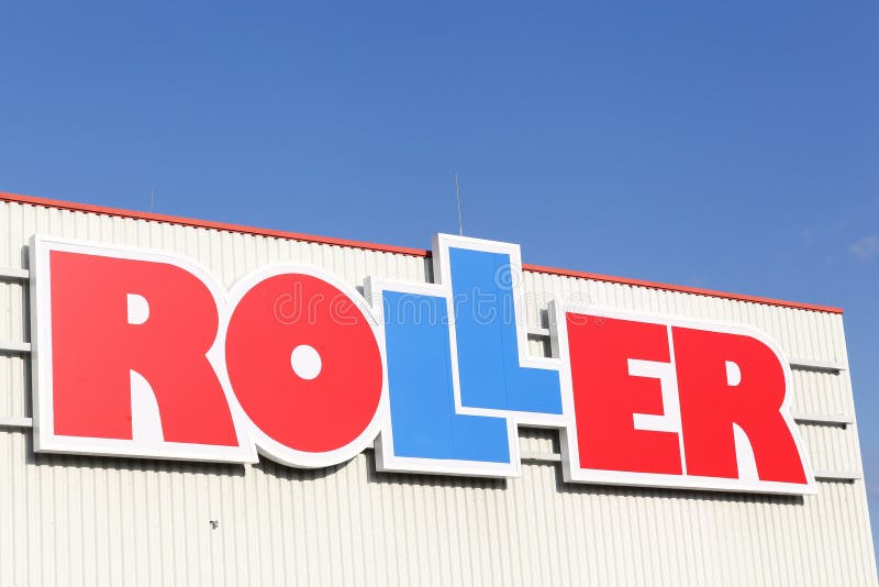 Logotipo Do Rolo Em Uma Parede Imagem de Stock Editorial - Imagem de ...