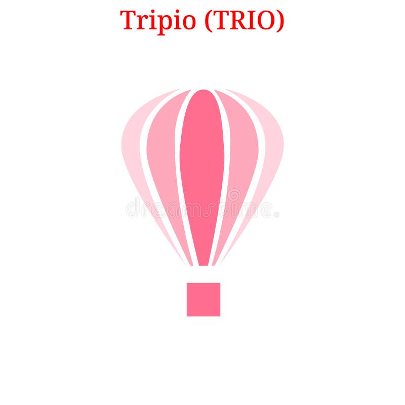 Logotipo Do TRIO De Tripio Do Vetor Ilustração do Vetor - Ilustração de ...