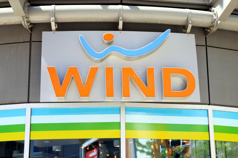 Logotipo do vento fotografia editorial. Imagem de norte - 19869237