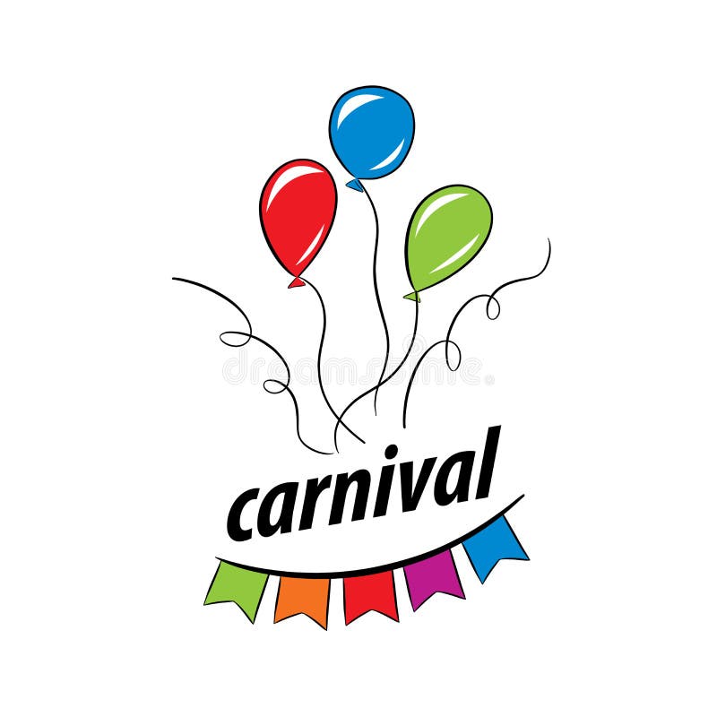Logotipo Do Vetor Do Carnaval Ilustração do Vetor - Ilustração de vetor ...
