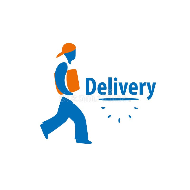 Logotipo Do Vetor Da Entrega Ilustração do Vetor - Ilustração de ...