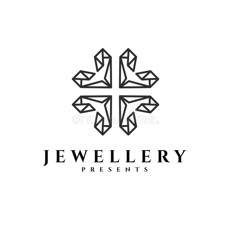 Logotipo Do Vetor Da Joia Logotipo Do Vetor Do Presente Logotipo Do ...