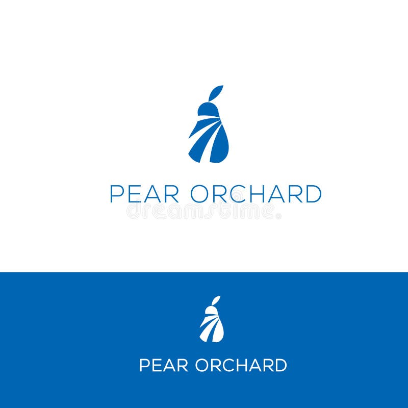 Logotipo do vetor da pera ilustração do vetor. Ilustração de dieta ...