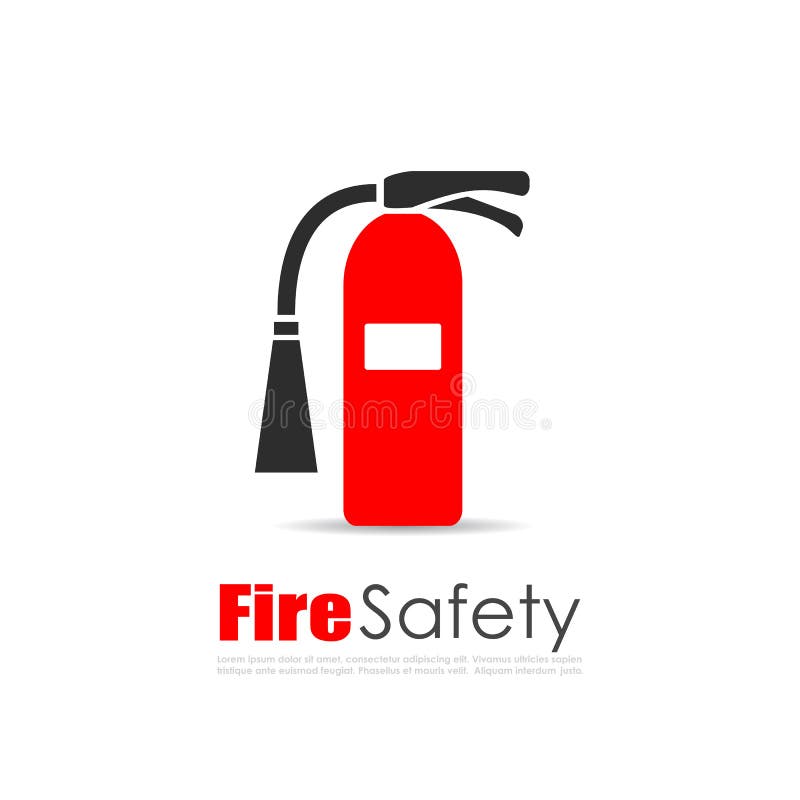 Logotipo Do Vetor Do Extintor Ilustração do Vetor - Ilustração de fundo ...