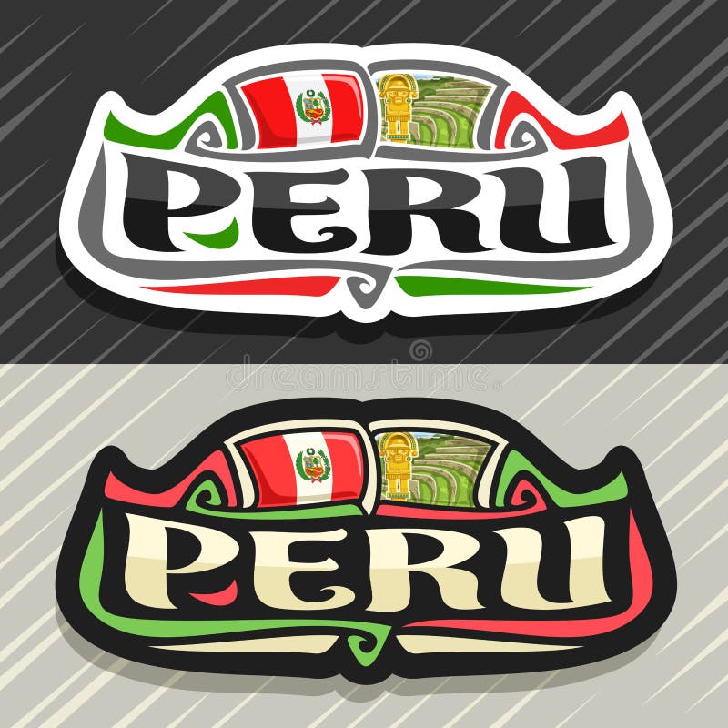 Logotipo Do Vetor Para O Peru Ilustração do Vetor - Ilustração de ...
