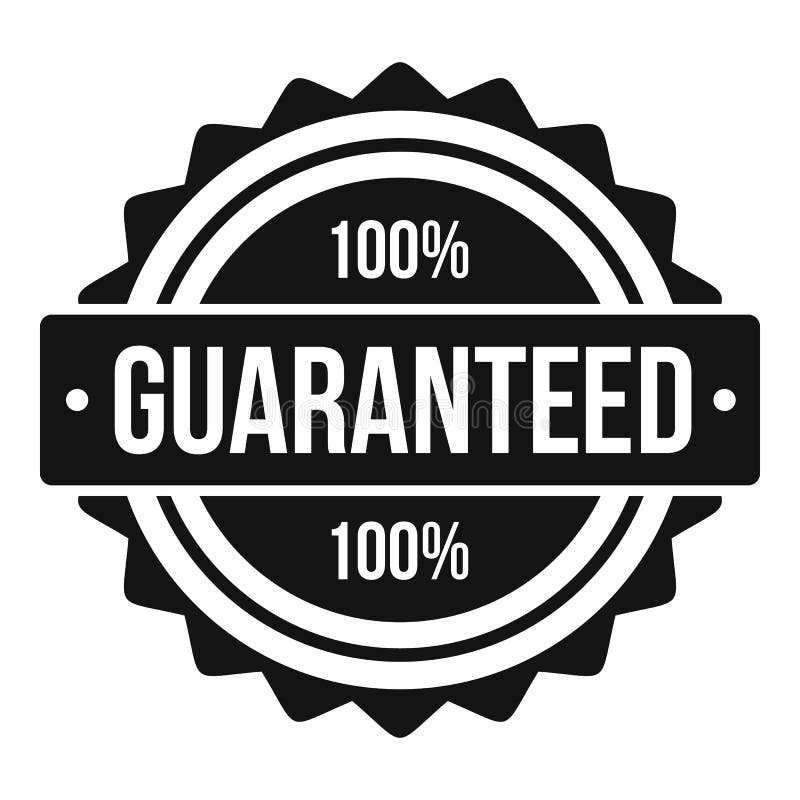 Logotipo Garantido, Estilo Simples Ilustração do Vetor - Ilustração de ...