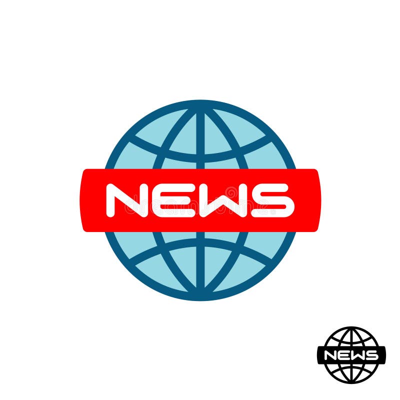 Logotipo Global De Las Noticias Ilustración del Vector - Ilustración de ...