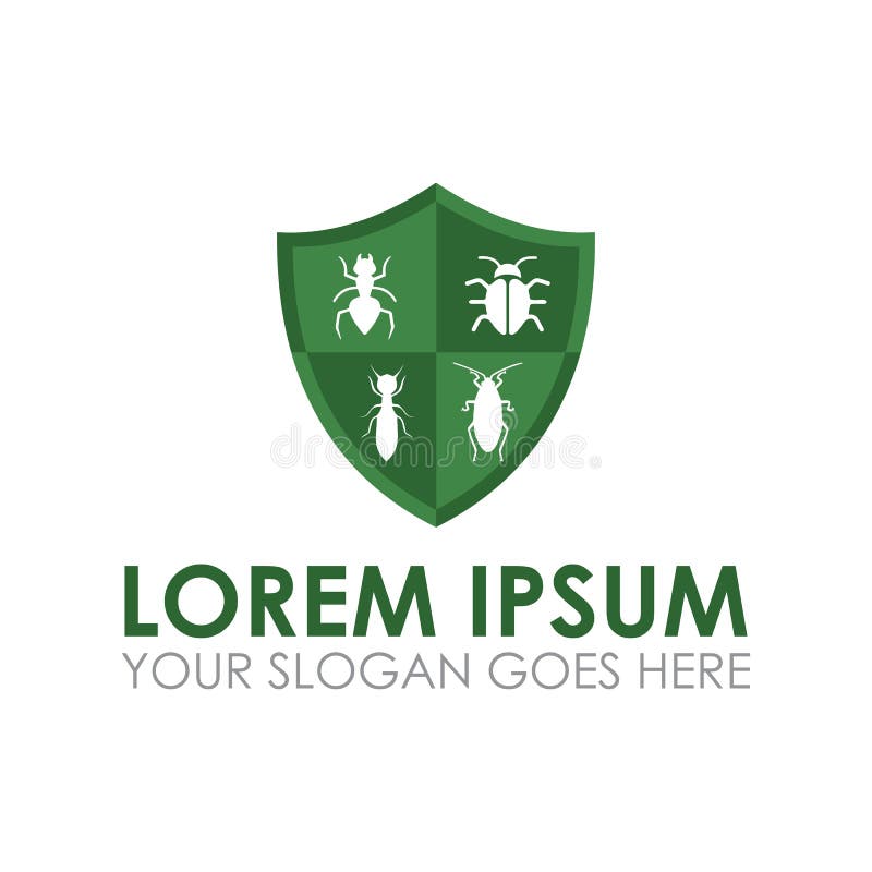 Logotipo Insecticida Vectorial De Control De Plagas Ilustración del ...