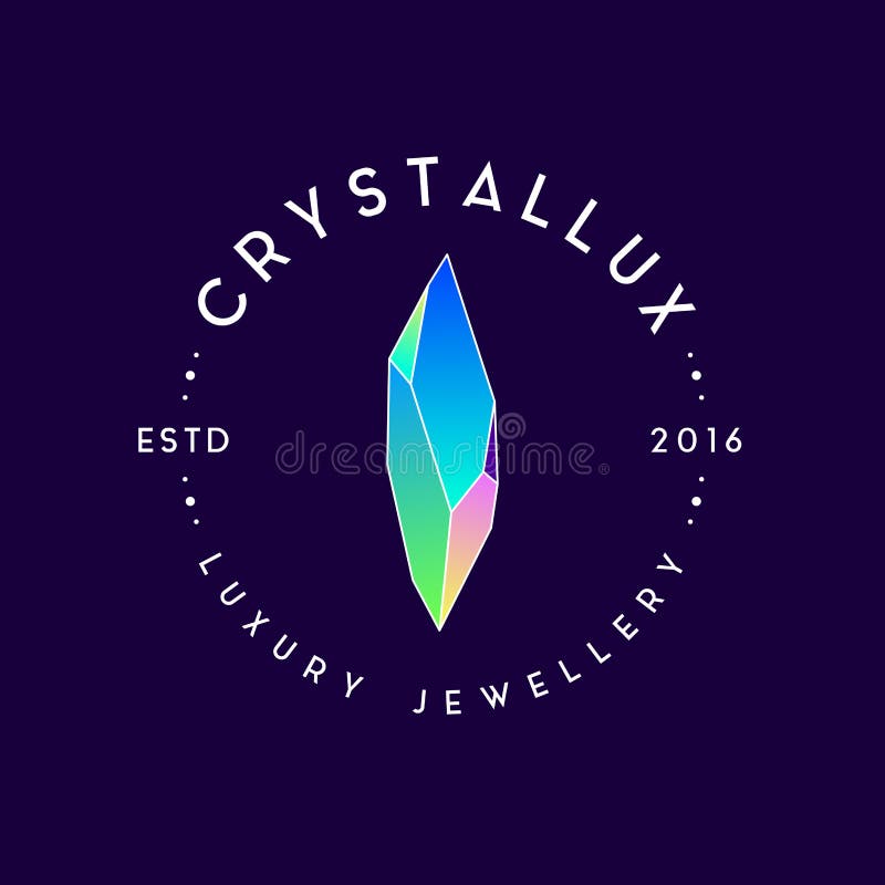 Logotipo Moderno Da Joia Ou Da Joia Do Vetor Ilustração do Vetor ...