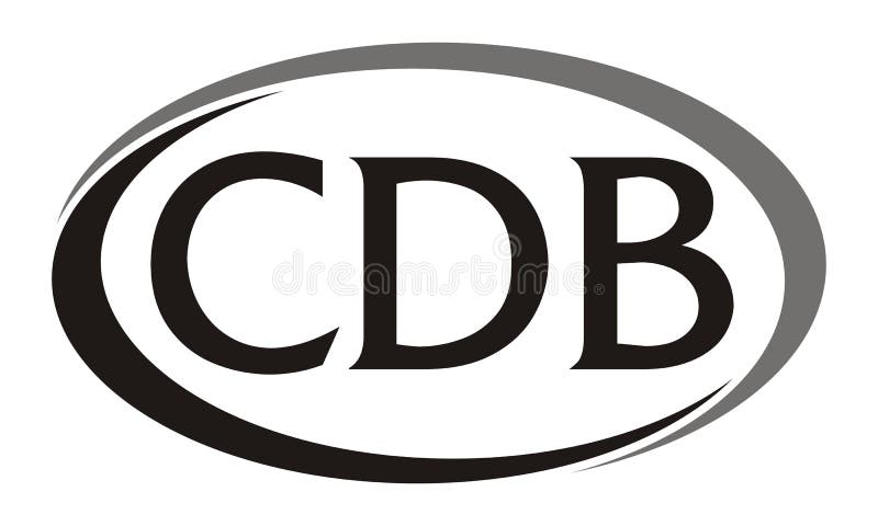 Logotipo Moderno Do CDB Da Letra Ilustração do Vetor - Ilustração de ...