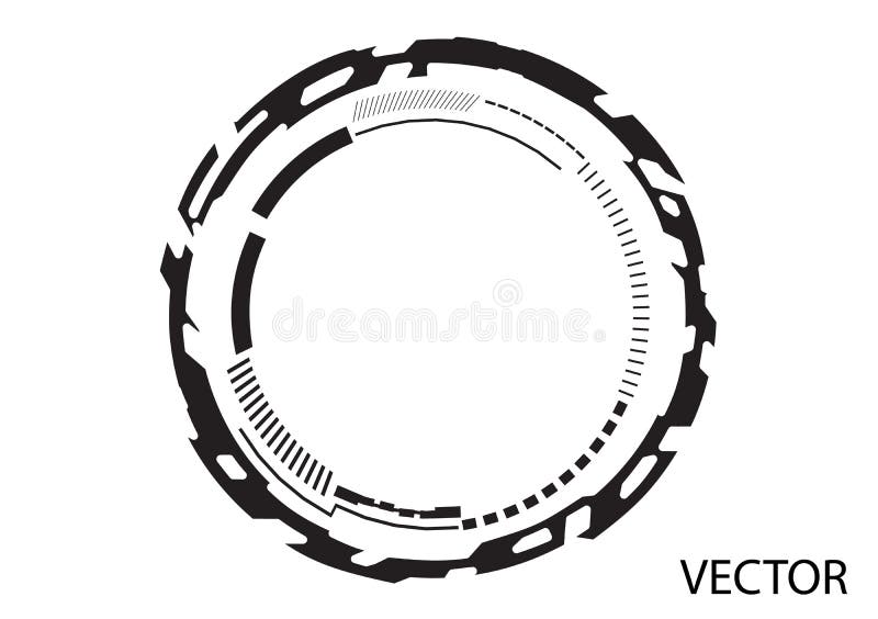 Logotipo Redondo No Fundo Branco Ilustração do Vetor - Ilustração de ...